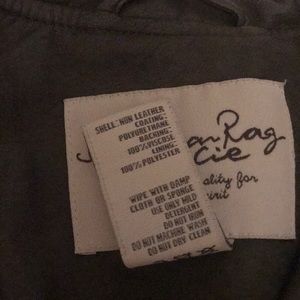 American Rag | Jackets & Coats | American Rag Grey Leather Jacket ...